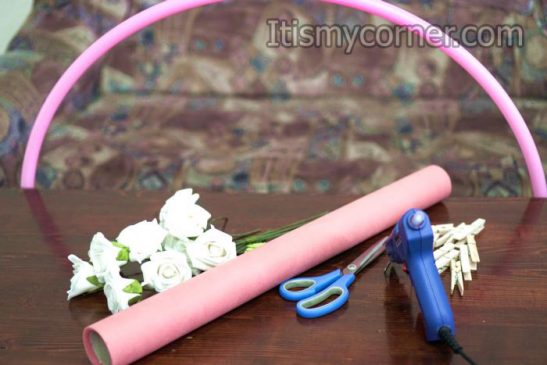 Hula Hoop Photo Frame, Learn to Make Your Own!